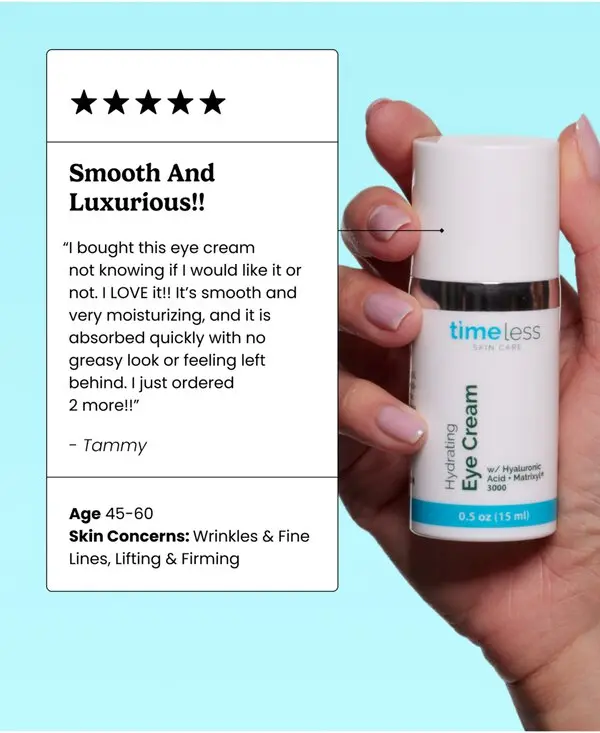 TIMELESS SKIN CARE Hydrating Peptide Complex Eye Cream 0.5oz - No Color