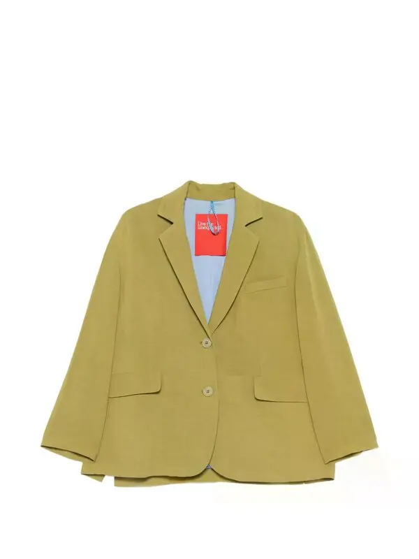 MERCI Pocket Notched Blazer - Green