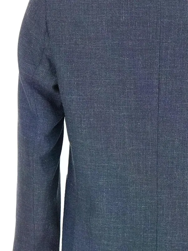 BARBA NAPOLI Buttoned Patch-pockets Blazer