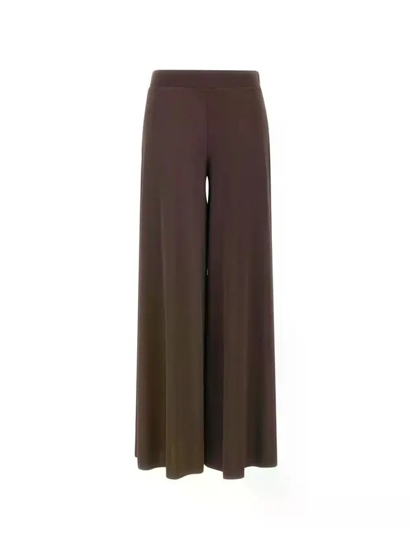 KAOS Elasticated-waistband Trousers - Brown