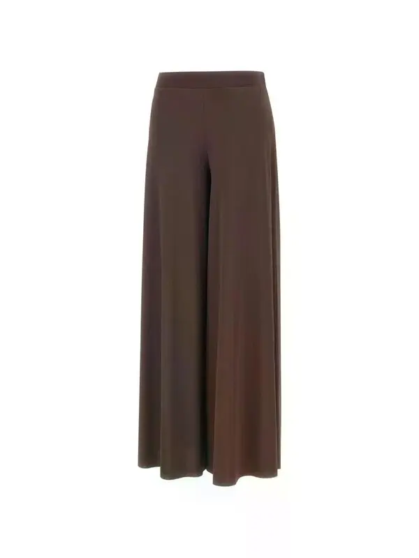 KAOS Elasticated-waistband Trousers - Brown