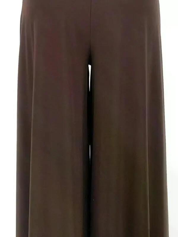 KAOS Elasticated-waistband Trousers - Brown