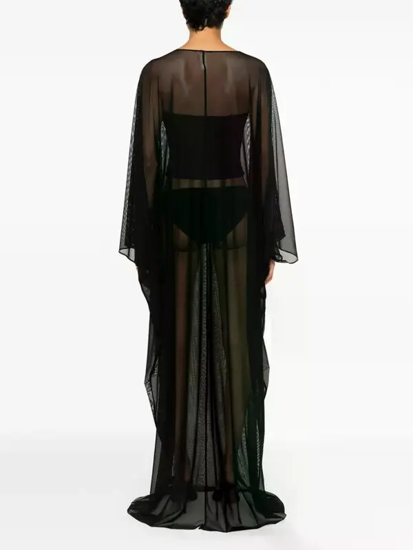Norma Kamali Draped Maxi Dress