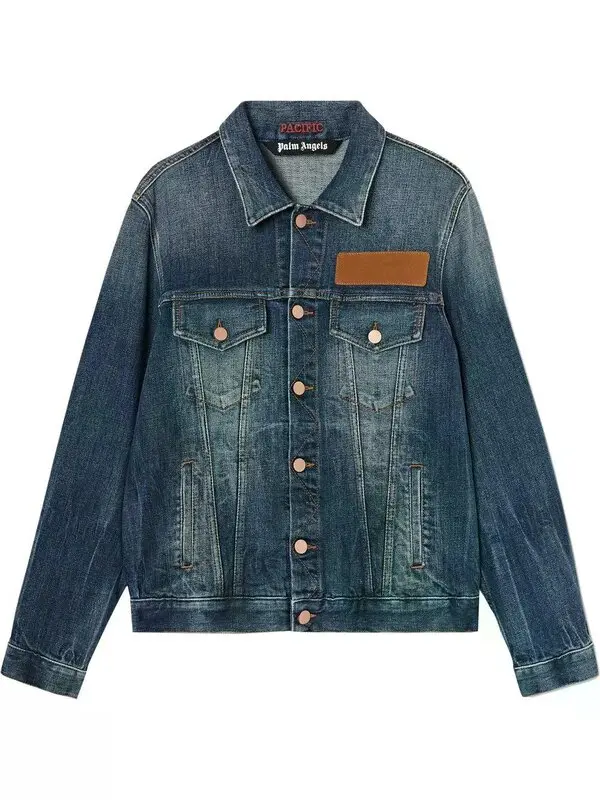 Palm Angels Palm Logo Denim Jacket