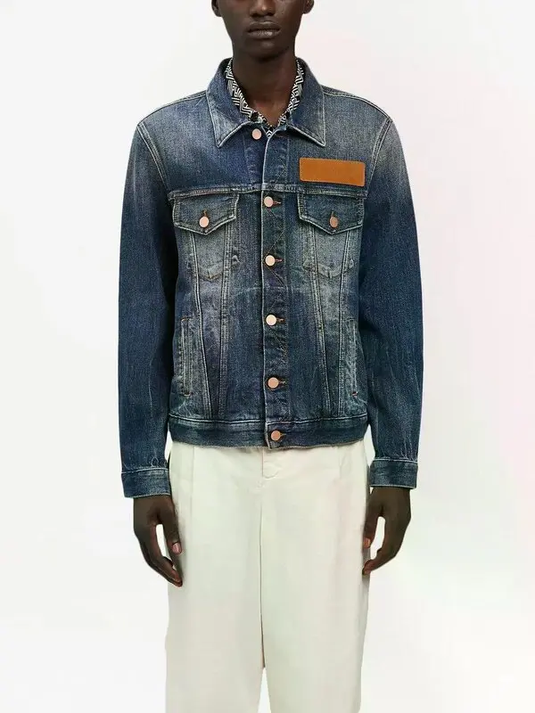 Palm Angels Palm Logo Denim Jacket