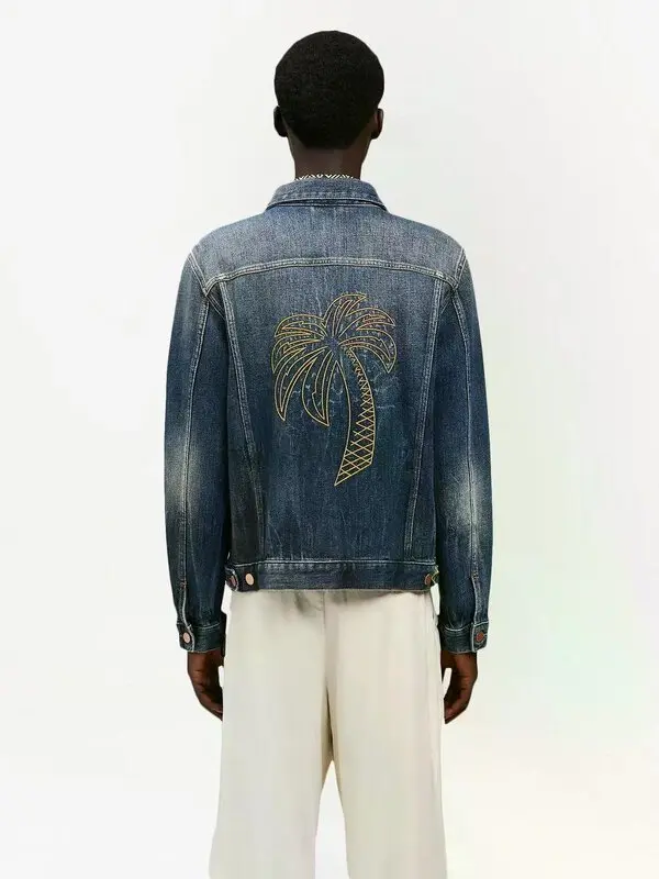 Palm Angels Palm Logo Denim Jacket