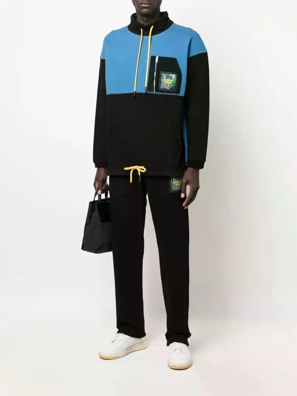 AMBUSH Two-tone Logo-patch Sweatshirt