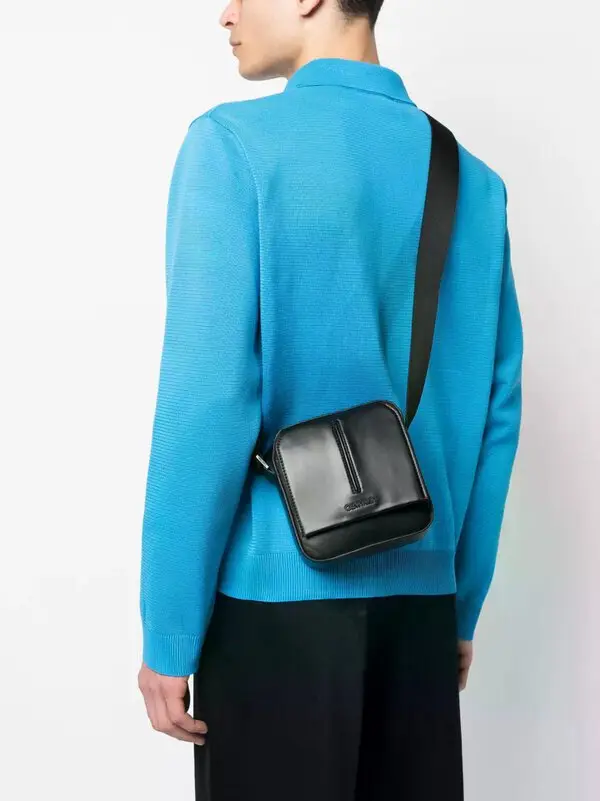 Calvin Klein Embossed Logo Messenger Bag