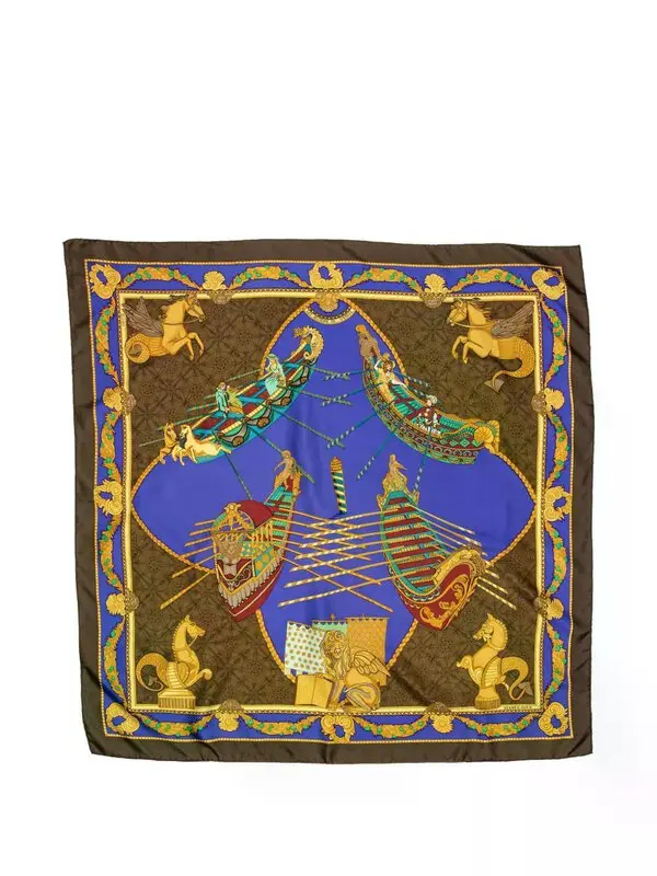 Hermès Les Bissone De Venise Scarf