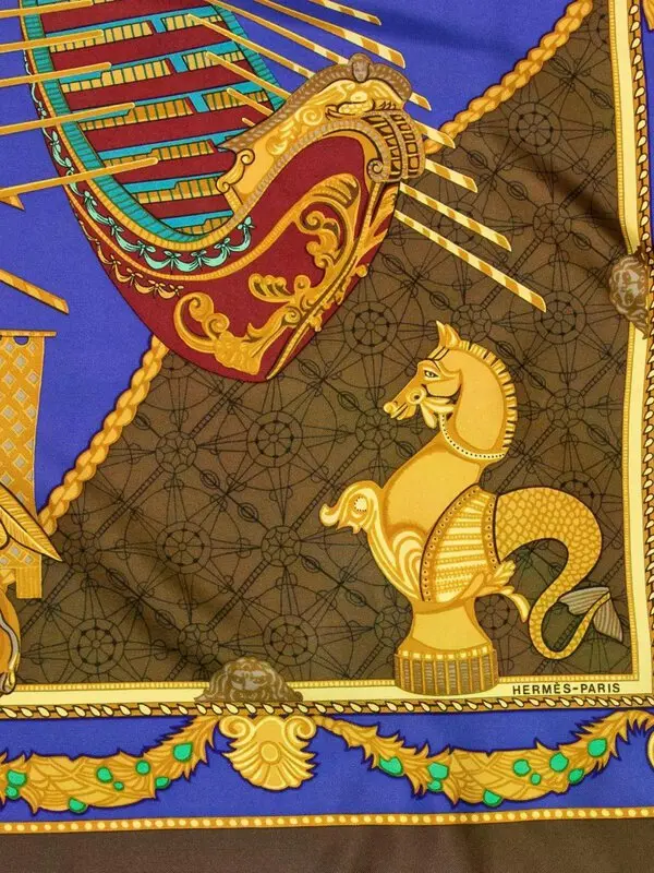 Hermès Les Bissone De Venise Scarf
