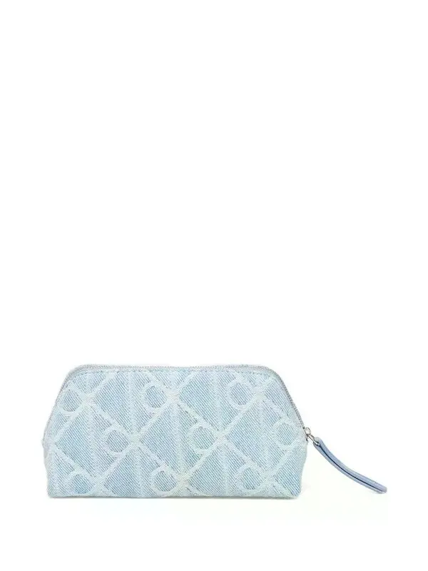 Calvin Klein Monogram Denim Wash Bag