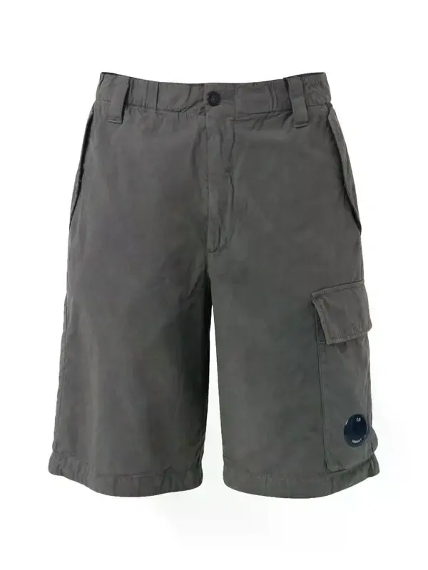 C.P. COMPANY Cotton Ripstop Cargo Shorts - Grey