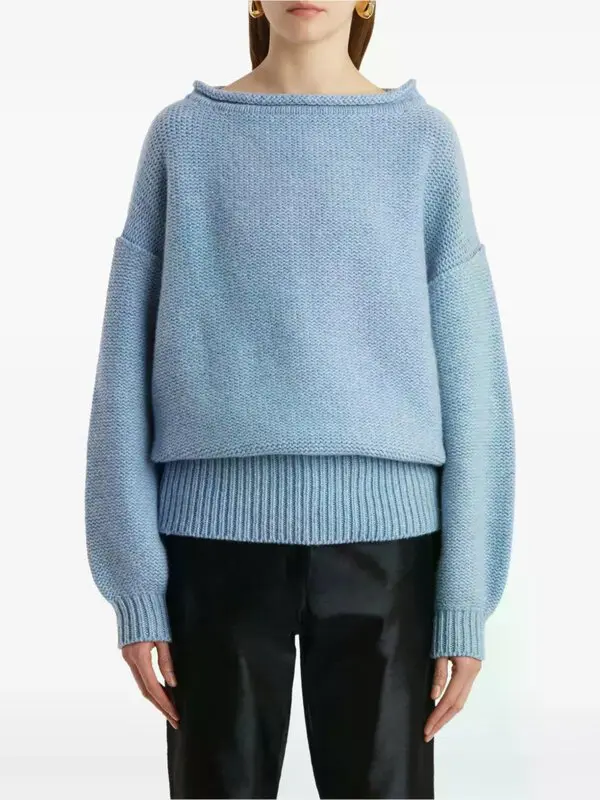 Khaite Jonte Cashmere Sweater - Blue