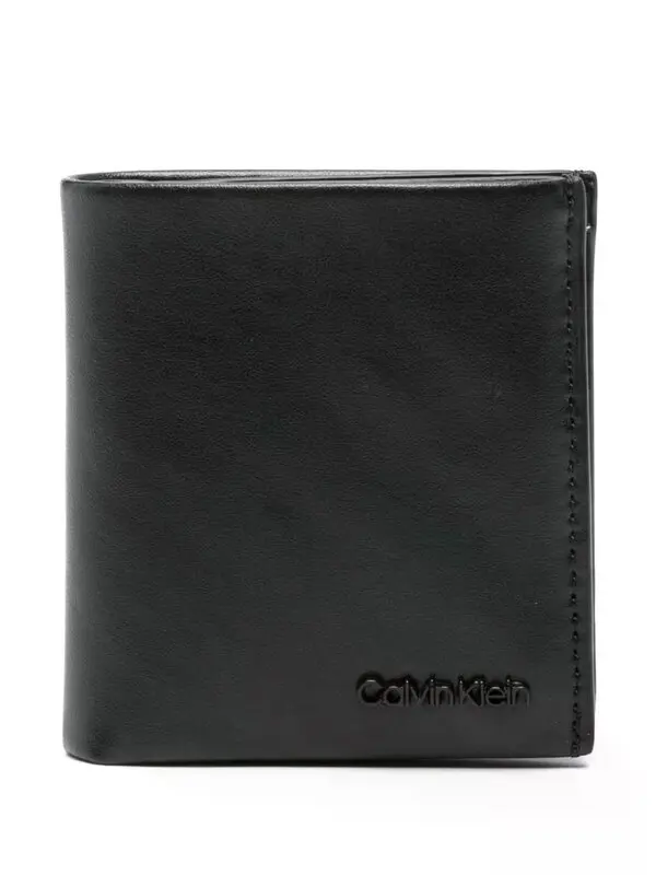Calvin Klein Logo-lettering Leather Wallet