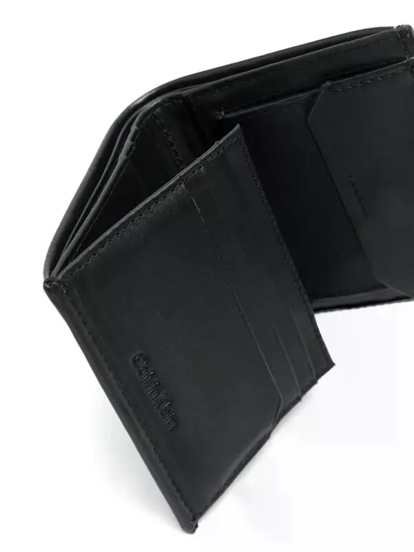 Calvin Klein Logo-lettering Leather Wallet