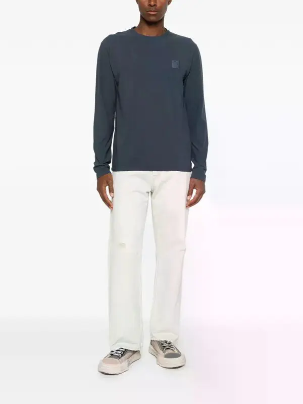 Stone Island Logo-patch Long-sleeve T-shirt