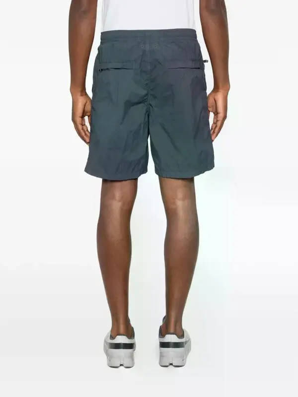 Stone Island Logo Patch Track Shorts - Blue