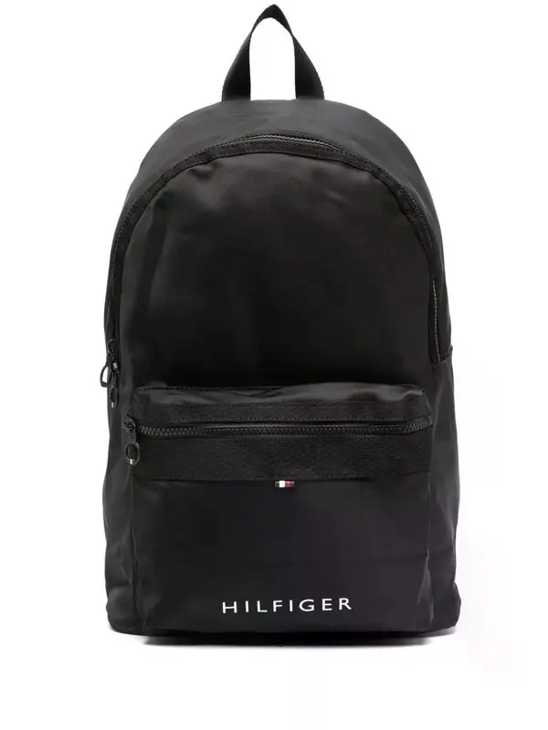 Tommy Hilfiger Logo-print Zipped Backpack