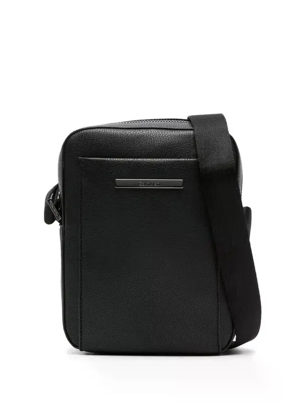 Calvin Klein Logo-plaque Crossbody Bag - Black