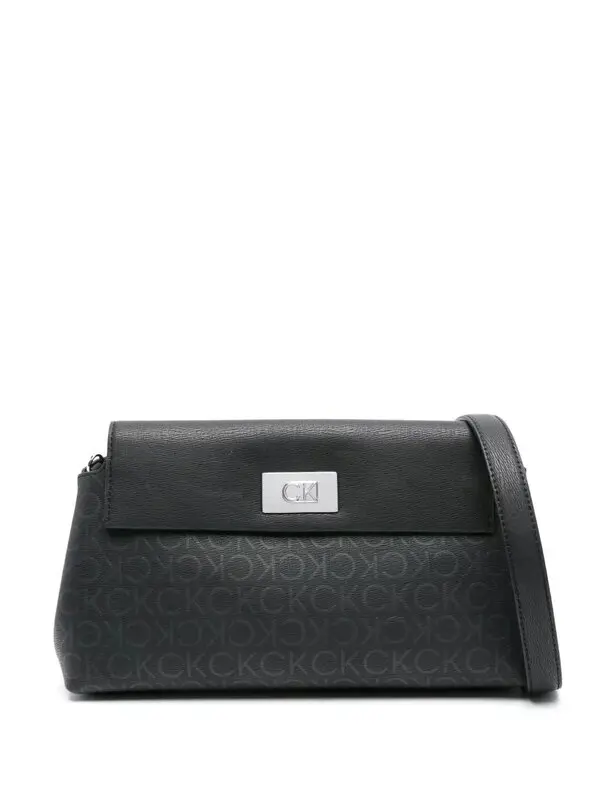 Calvin Klein Monogram-debossed Shoulder Bag