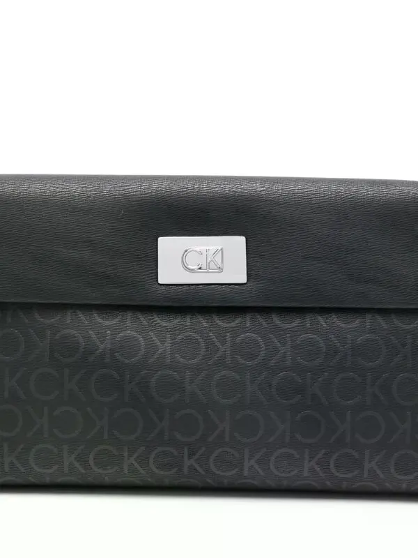 Calvin Klein Monogram-debossed Shoulder Bag