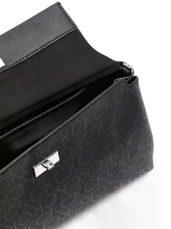 Calvin Klein Monogram-debossed Shoulder Bag