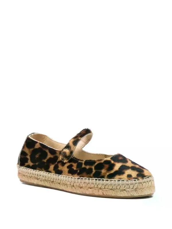 Manebí Leopard-print Touch-strap Espadrilles - Neutrals