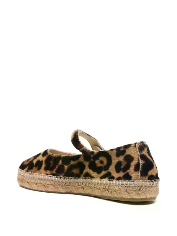 Manebí Leopard-print Touch-strap Espadrilles - Neutrals