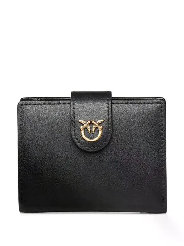 Pinko Love Birds-plaque Wallet - Black