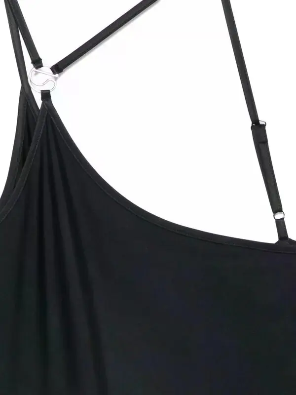Coperni Logo-appliqué One-piece Swimsuit - Black