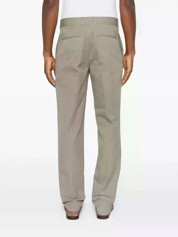 Emporio Armani Logo Appliqué Trousers - Grey
