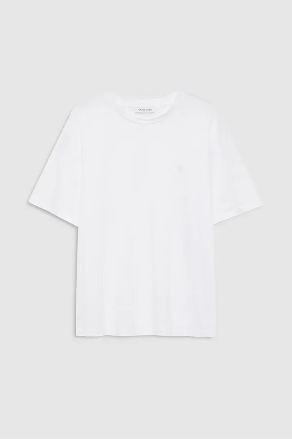 ANINE BING Cade Tee Shirt - White