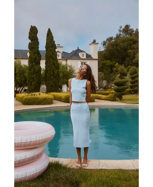 Astr The Label Babbett Midi Sweater Skirt