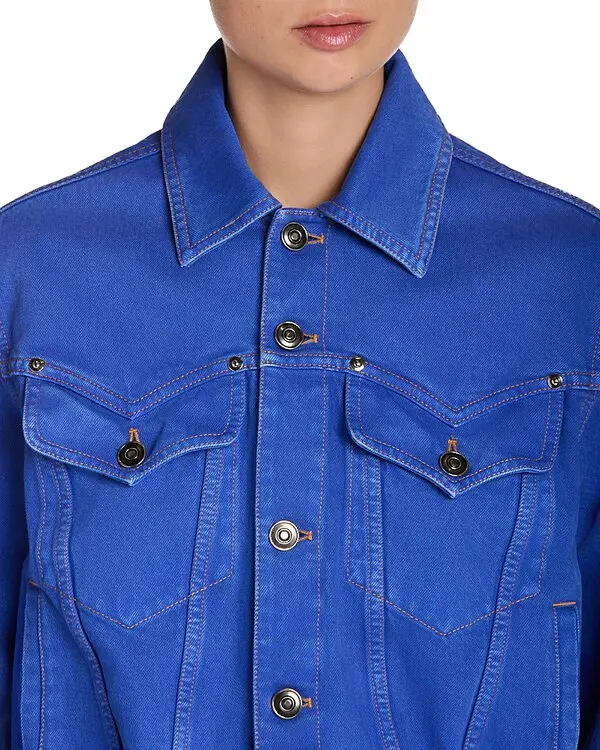 Versace Blouson Denim Jacket - Sky Blue