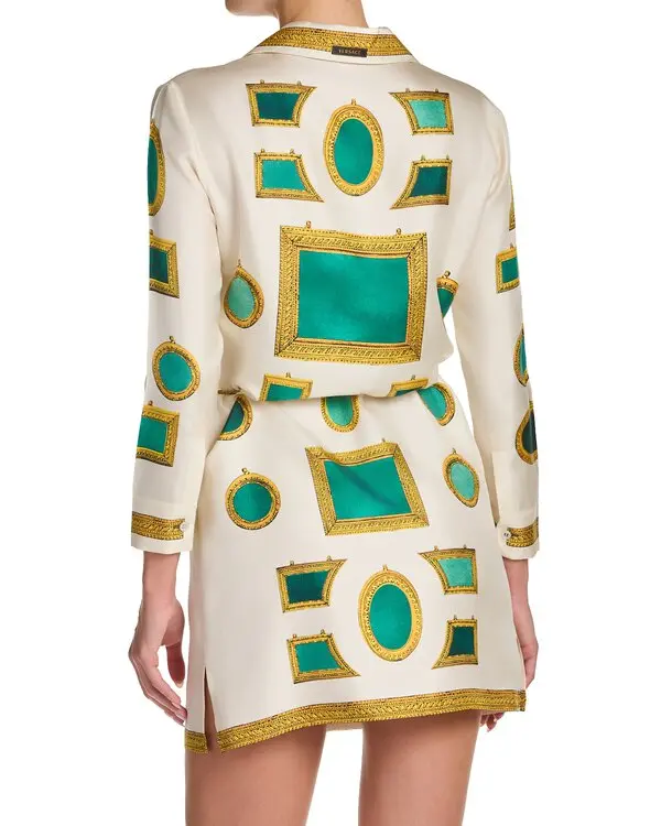 Versace Twill 'the Gallery' Dress
