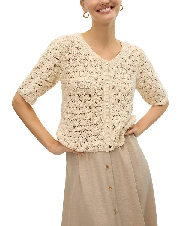 Vero Moda O-neck Buttoned Cardigan