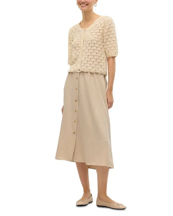 Vero Moda O-neck Buttoned Cardigan