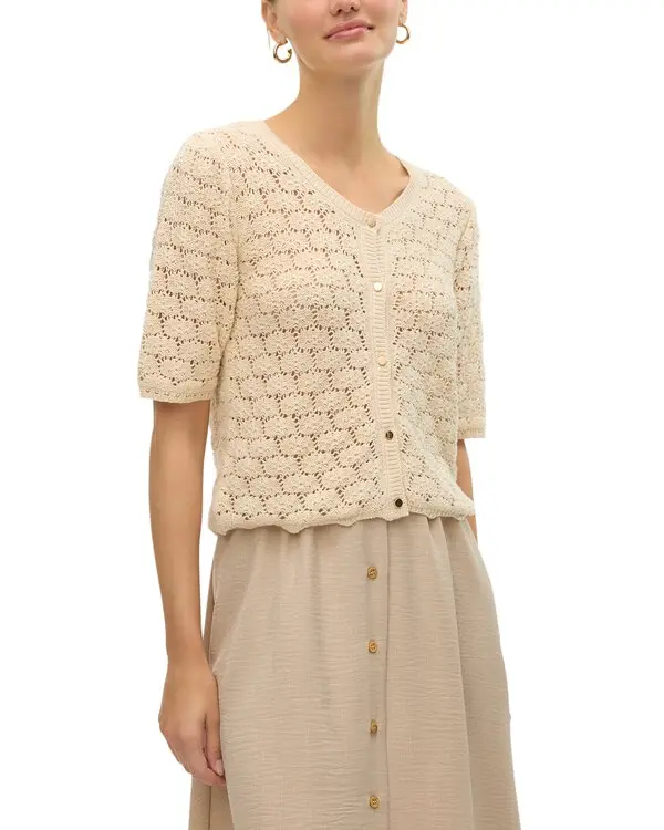 Vero Moda O-neck Buttoned Cardigan