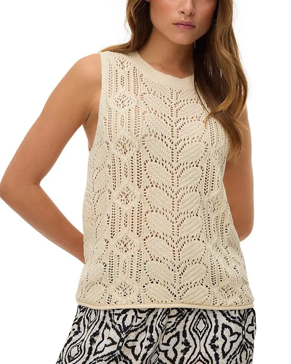 Vero Moda Marina O Neck Top - Birch