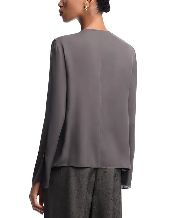 Emporio Armani Double Georgette Silk Blouse