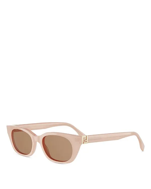 Fendi Forever Cat Eye Sunglasses, 51mm - Shiny Opaline Rose