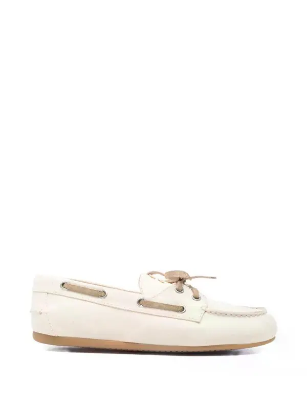 Miu Miu Lace-up Boat Shoes