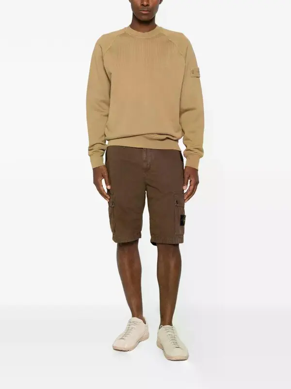 Stone Island Raglan-sleeve Crewneck Sweater