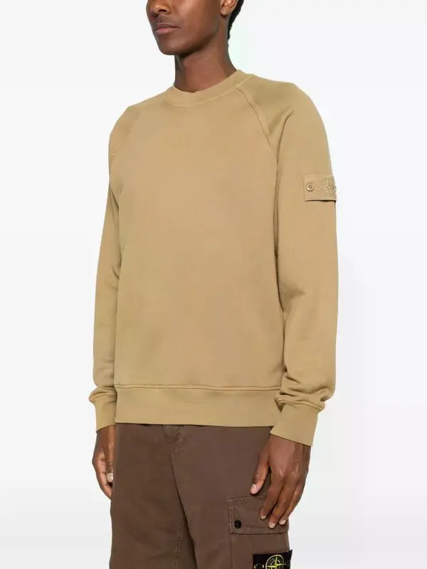 Stone Island Raglan-sleeve Crewneck Sweater