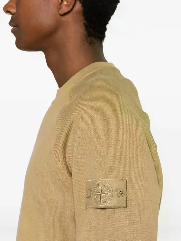 Stone Island Raglan-sleeve Crewneck Sweater