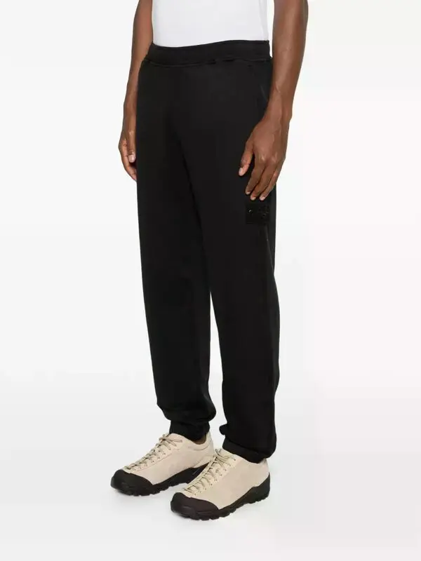 Stone Island Logo-patch Track Pants - Black