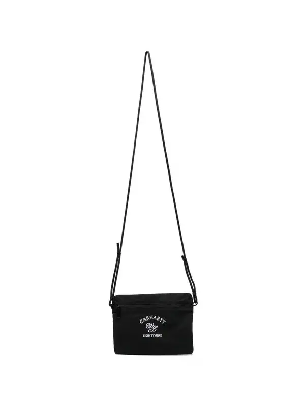 Carhartt Work In Progress Logo-embroidered Shoulder Bag - Black