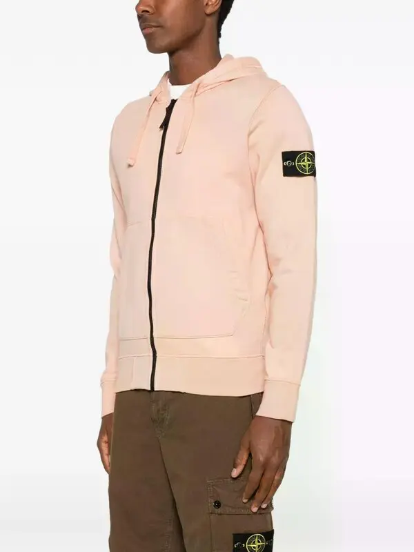 Stone Island Compass-patch Sweatshirt - Pink