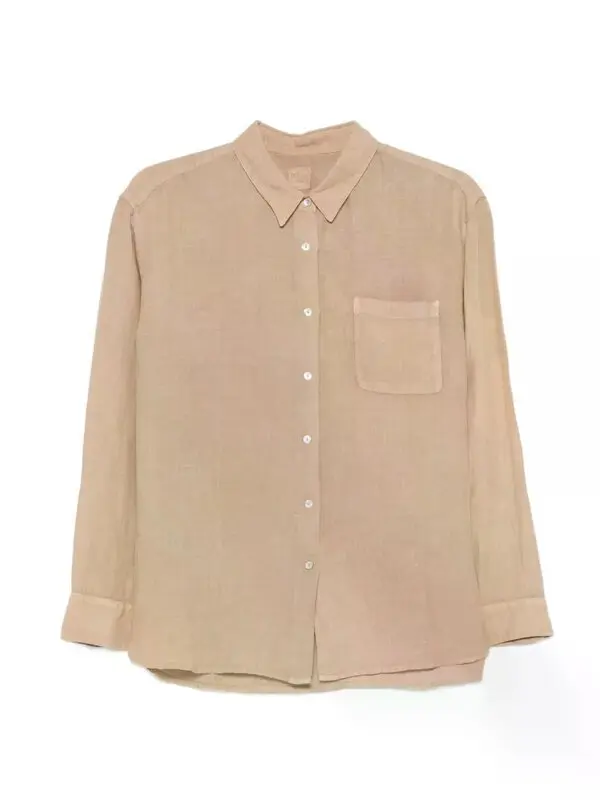 120% Lino Chest-pocket Linen Shirt