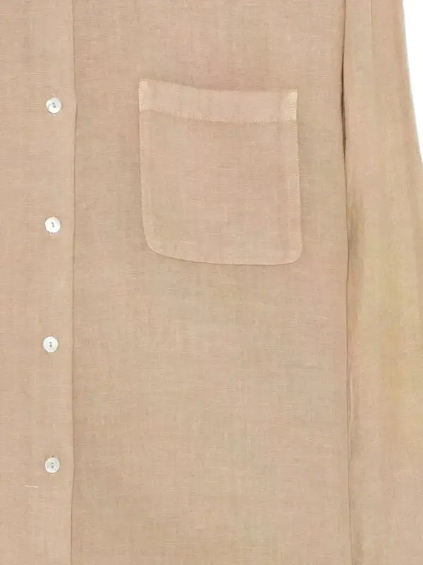 120% Lino Chest-pocket Linen Shirt